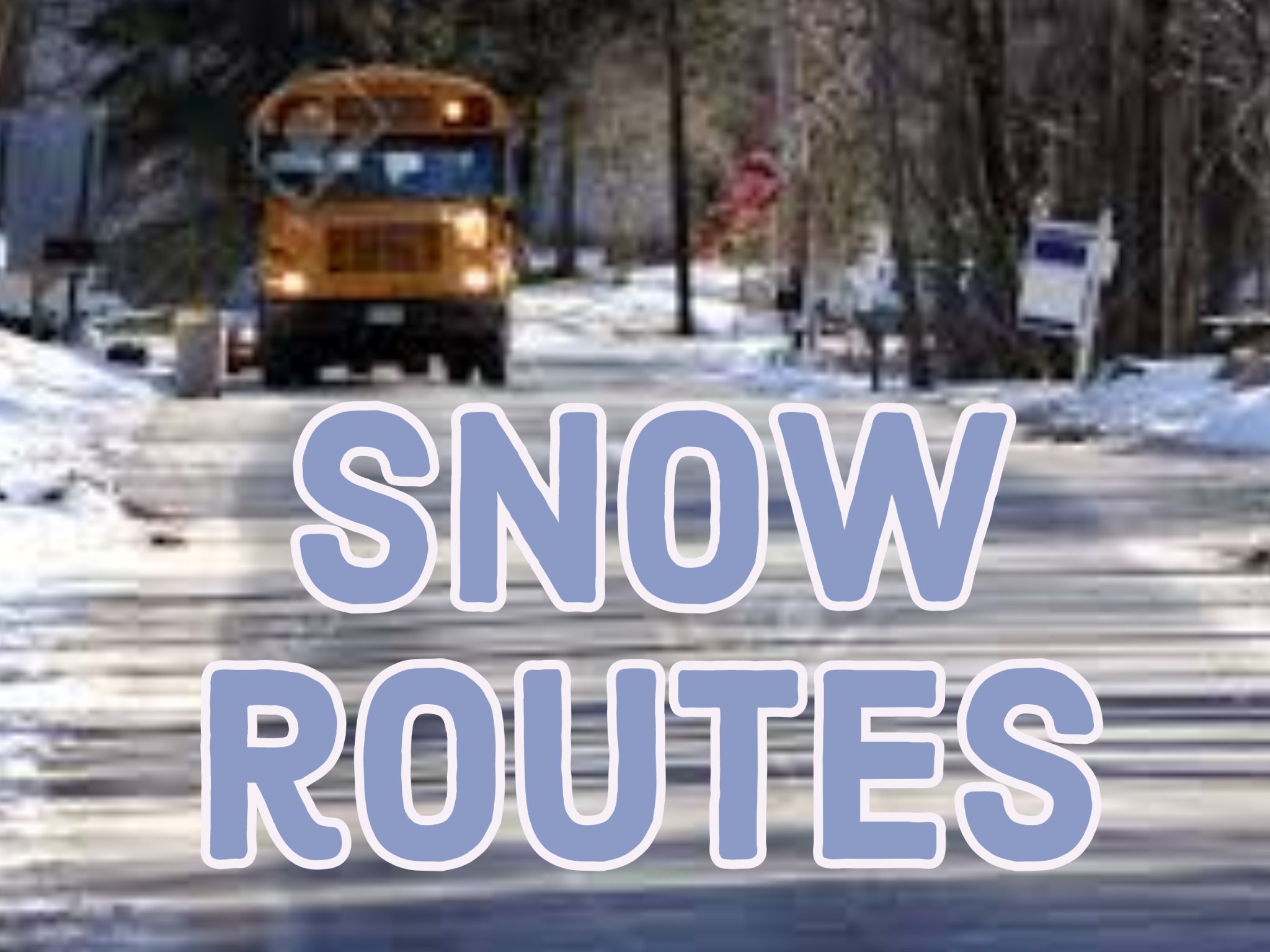 Afternoon snow routes - McMinnville School District