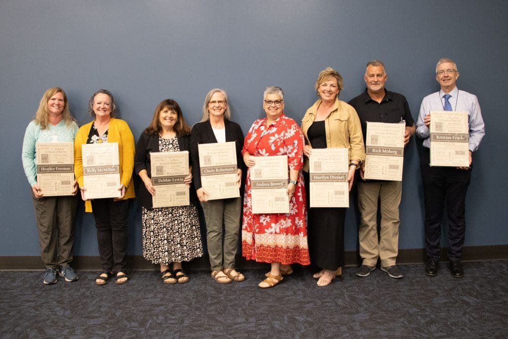 Thank you, retiring staff! - McMinnville School District