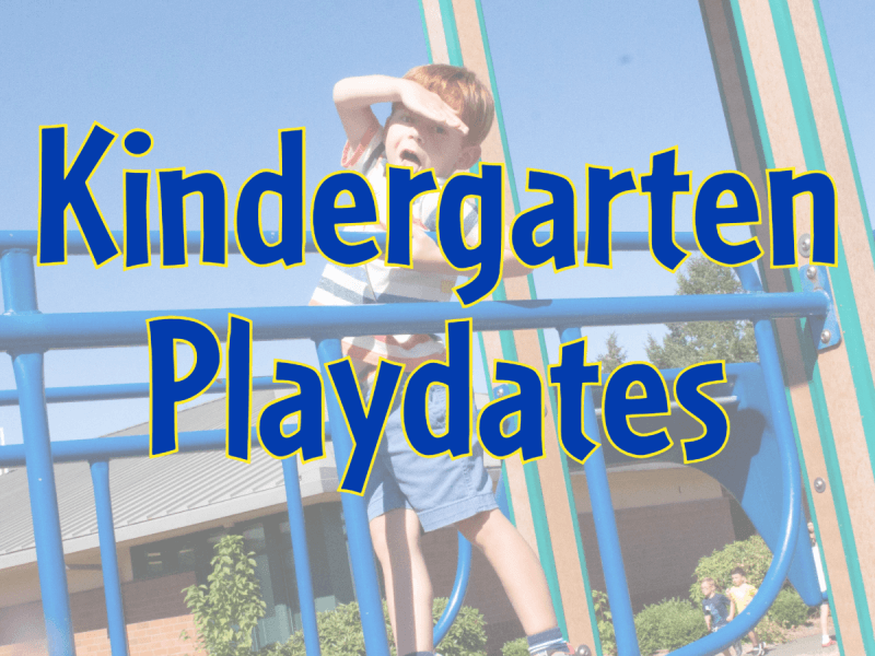 Kindergarten Playdates! - McMinnville School District